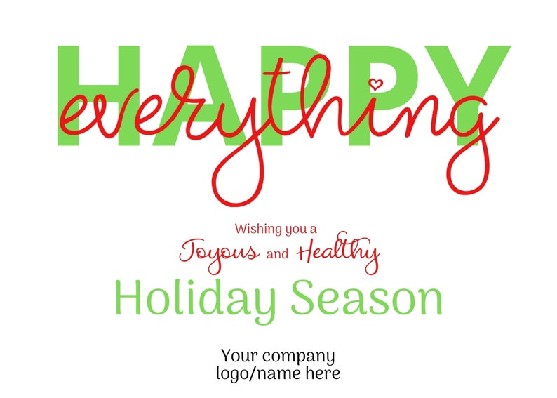 Happy Everything Card DIGITAL Printable Happy Everything | Etsy