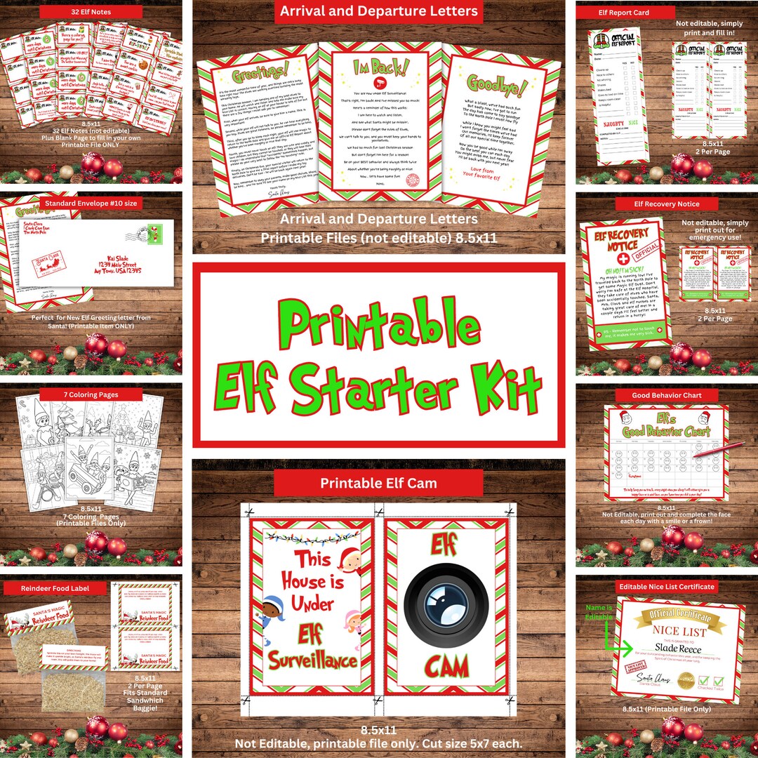Complete Elf Starter Kit, Christmas Elf Bundle - Etsy