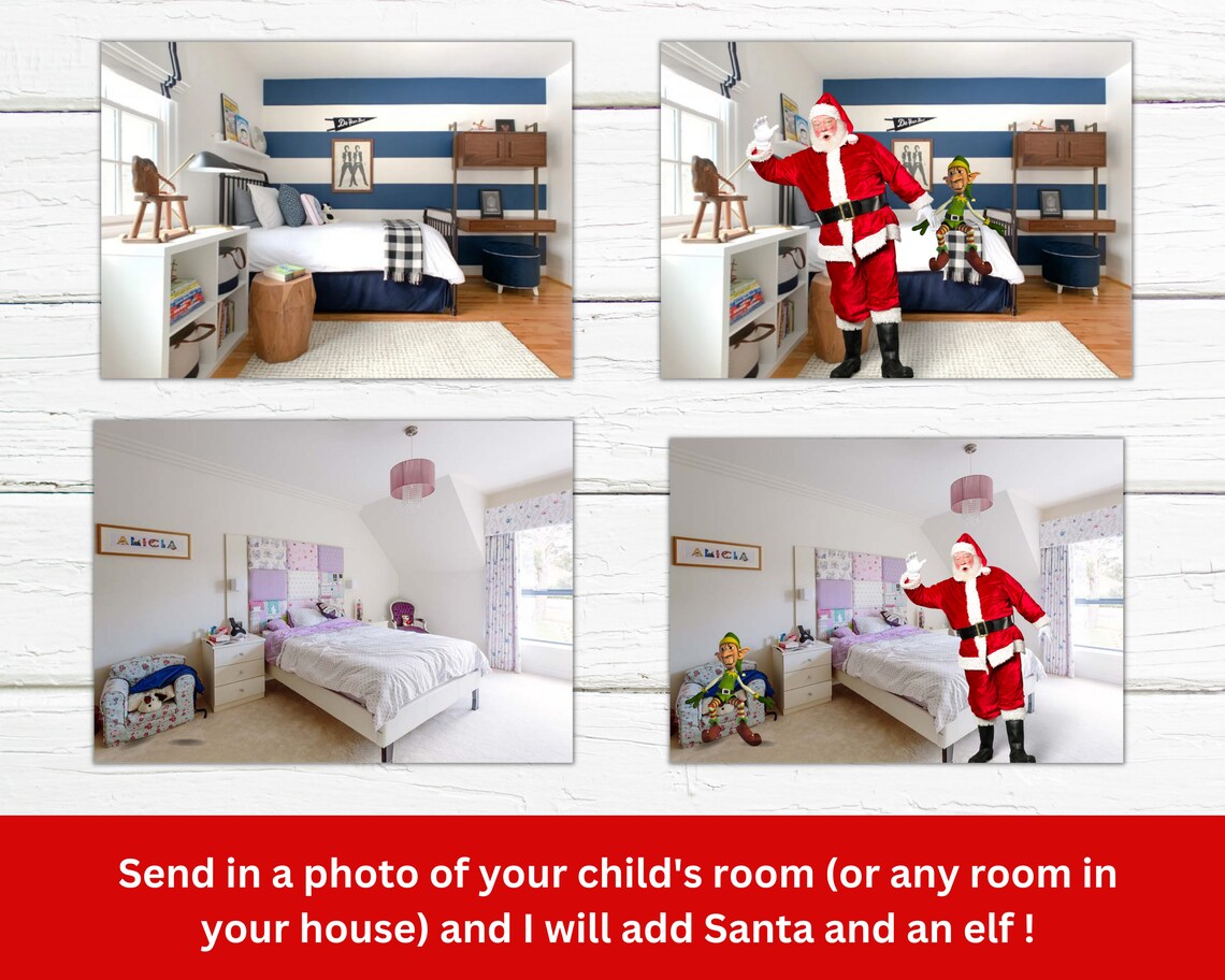 Editable Santa Letter and Envelope Personalized Letter From - Etsy