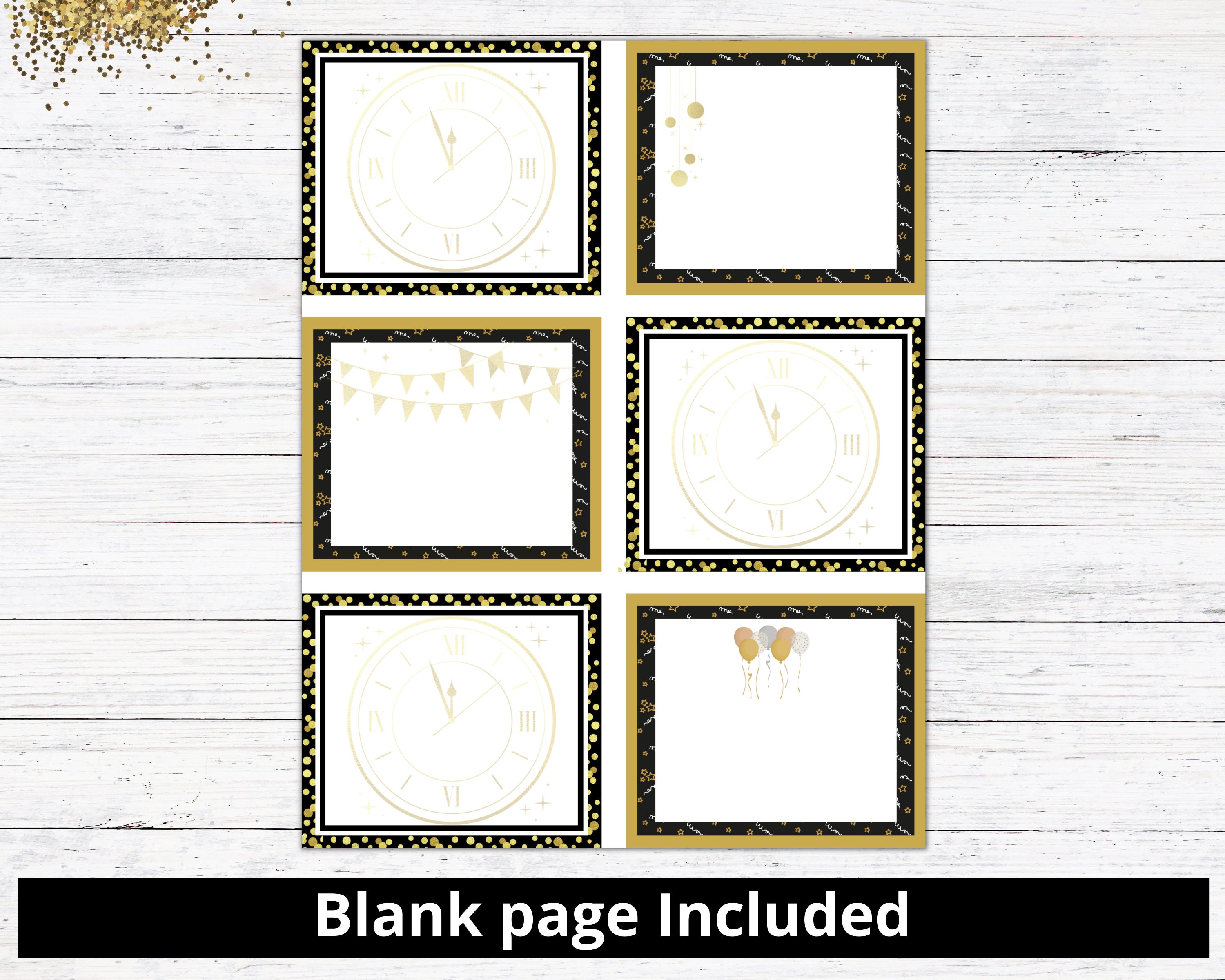 New Year's Scavenger Hunt Clue Cards / New Year Eve - Etsy