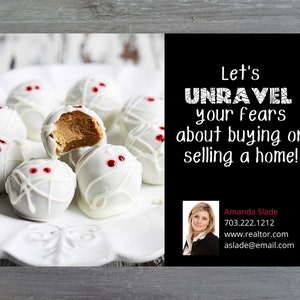 Real Estate Halloween Postcard Template, Realtor Marketing Mailer ...