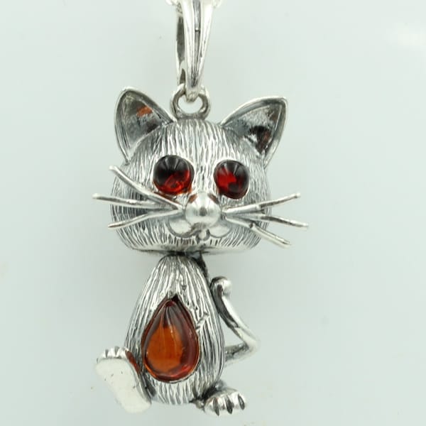Cat Pendant - Etsy UK