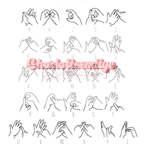 BSL British Sign Language Alphabet Chart Poster, Classroom, Playroom ...