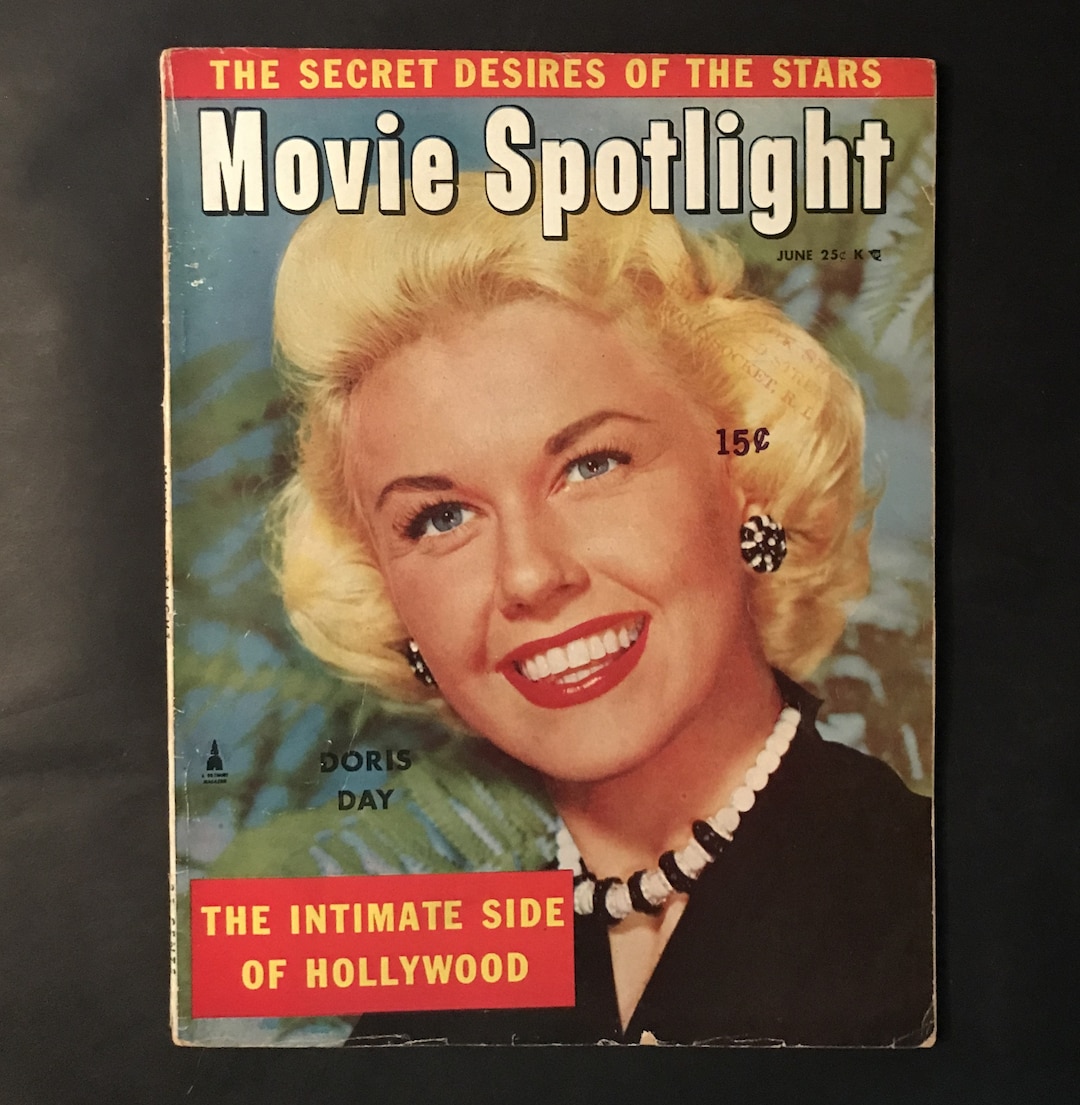 Vintage Movie Spotlight Magazine, June 1953, Doris Day, Secret Desires ...