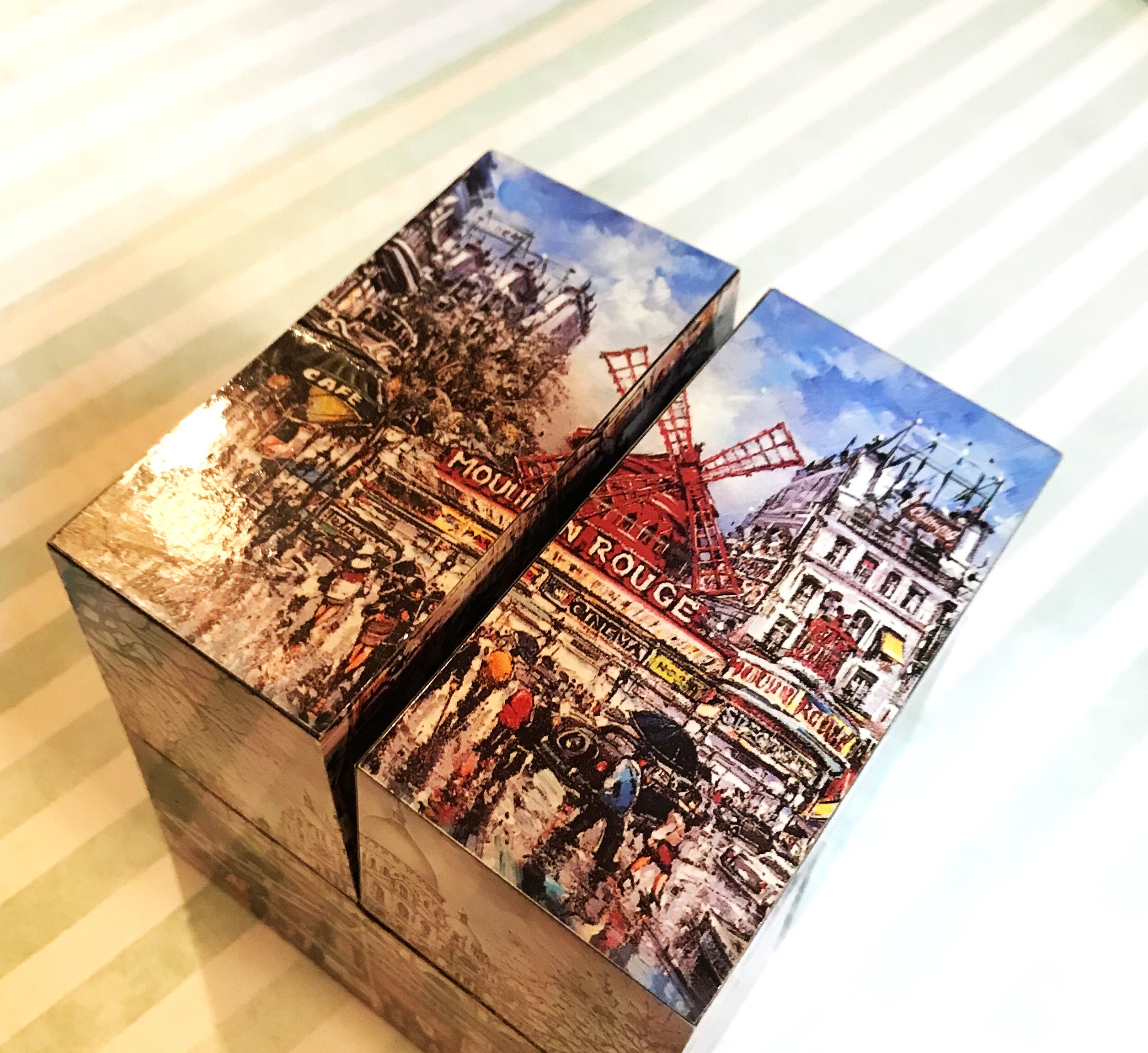 VTG Eiffel Tower Cube, 100th Anniversary, Jacobs Ladder Like Trick Cube ...