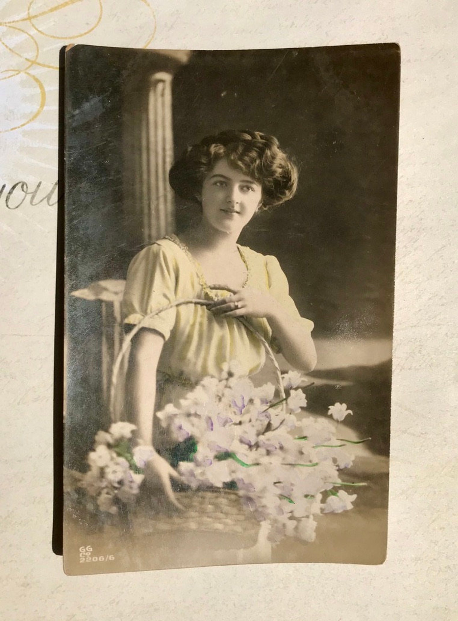 Vintage Postcard, Early 1900s Models, Hand Tinted Postcards, Real Photo ...