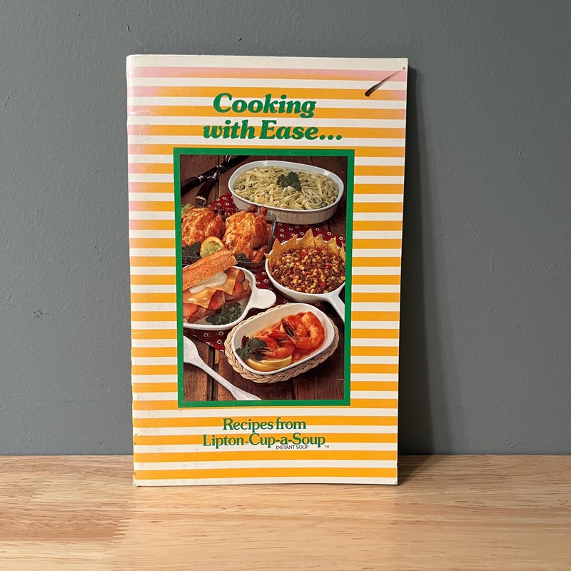 Vintage Recipe Soup Cup - Etsy