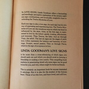 Linda Goodman's Love Signs, A New Approach to the Human Heart, Guide to ...