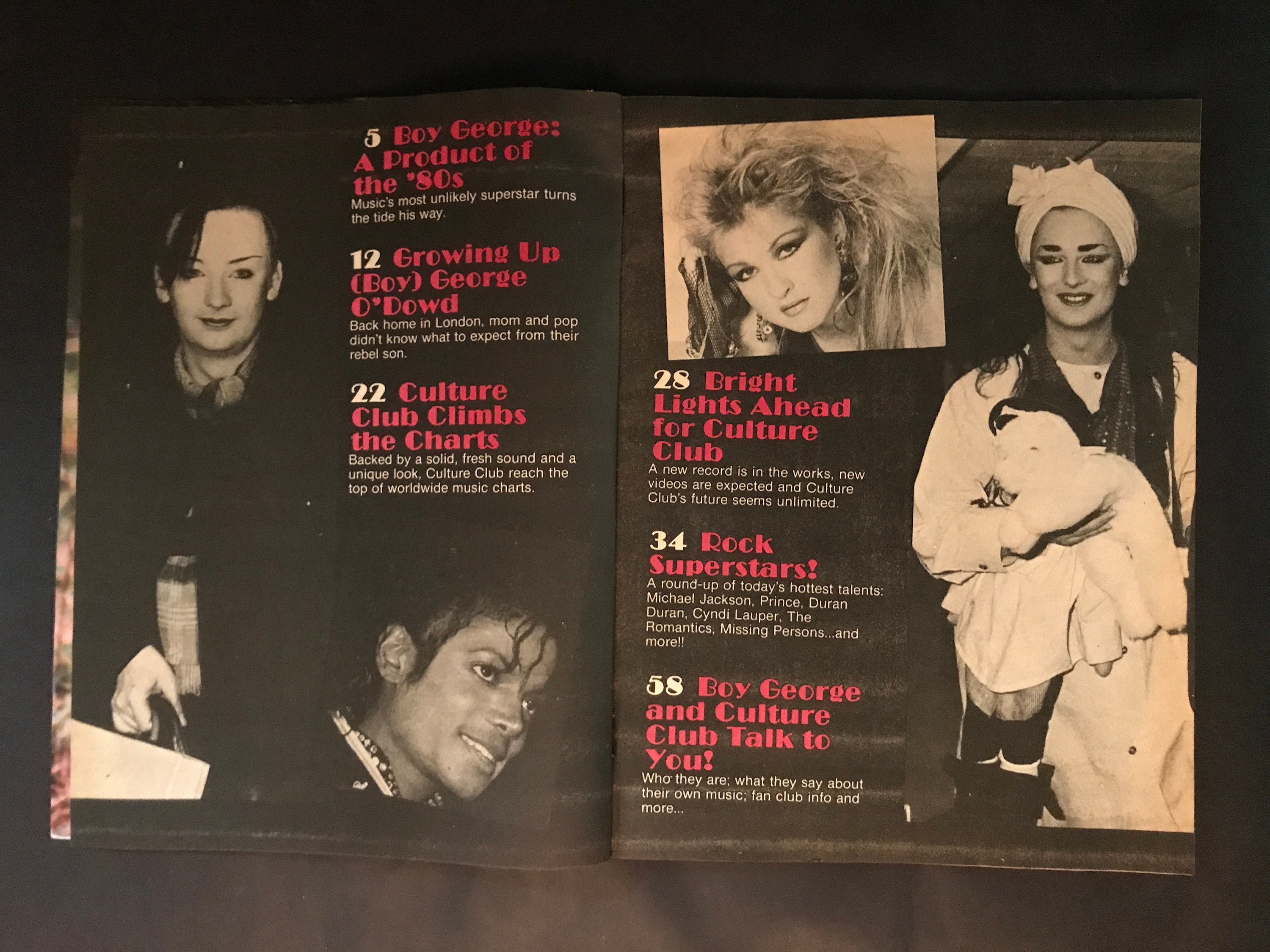 Vintage Boy George and Culture Club Megastars Magazine - Etsy