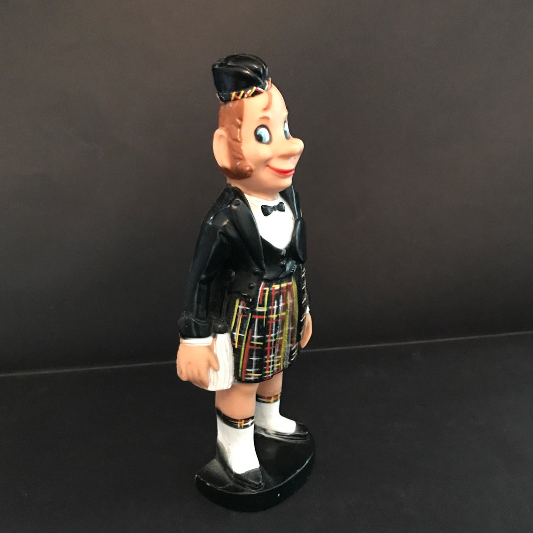 Vintage Mr. Fergus, Rubber Figure for Old Smugglers Scotch, Advertising ...