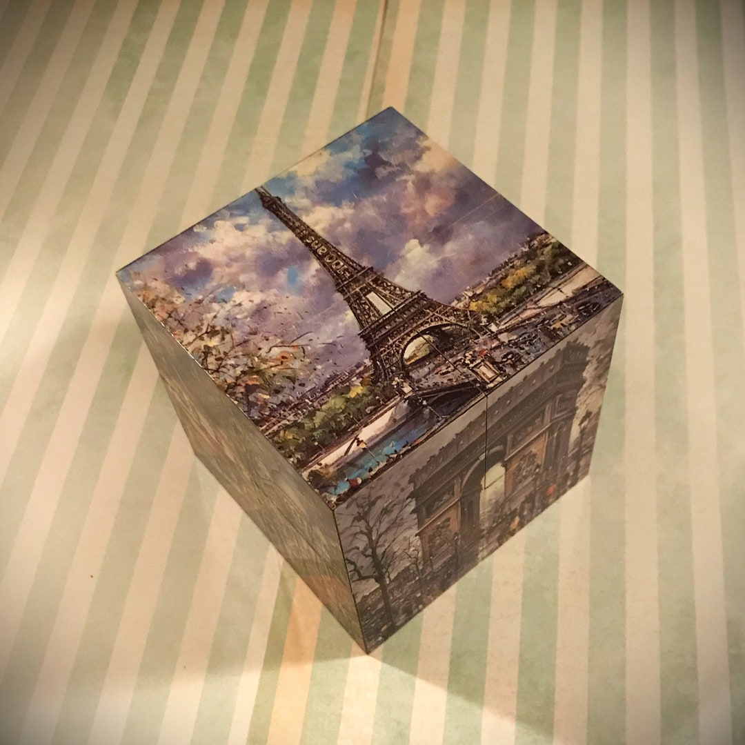 VTG Eiffel Tower Cube, 100th Anniversary, Jacobs Ladder Like Trick Cube ...