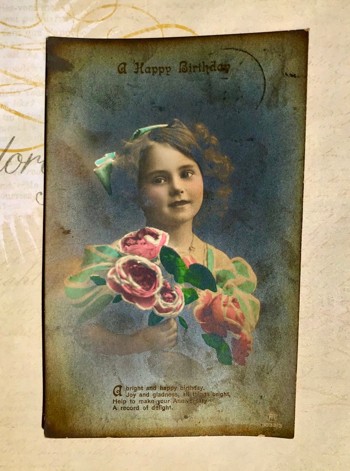 Vintage Postcard, Early 1900s Models, Hand Tinted Postcards, Real Photo ...
