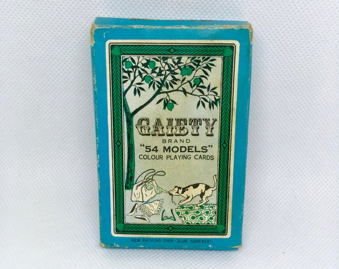 Vintage Gaiety Brand 54 Models Color Playing Cards, Nudie Playing Cards ...
