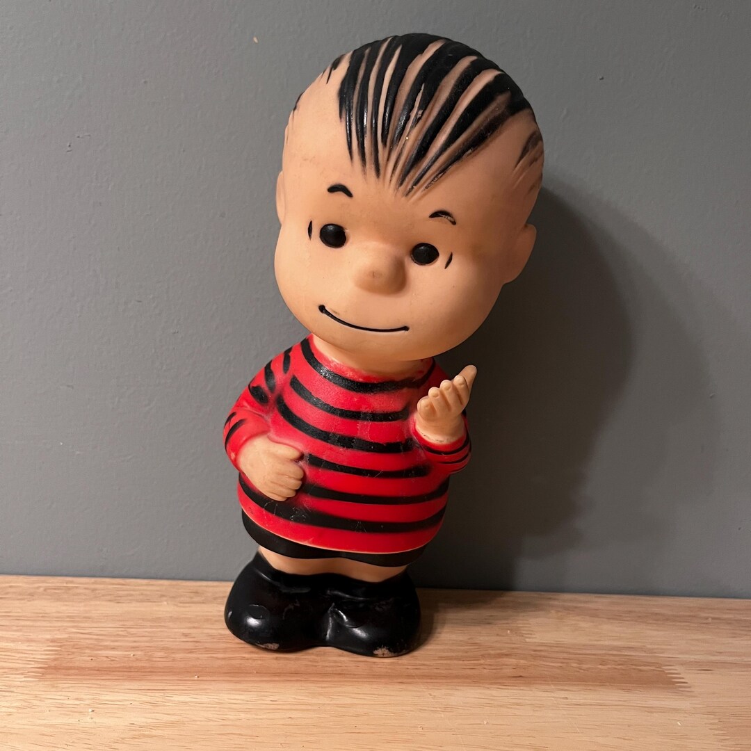 Vintage Linus Vinyl 1950's Rubber Figurine, United Features Syndicate ...