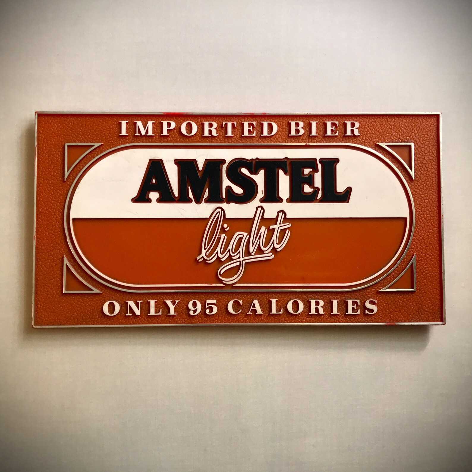 Amstel Light Rectangular Plastic Sign Easel Back or Hang on - Etsy