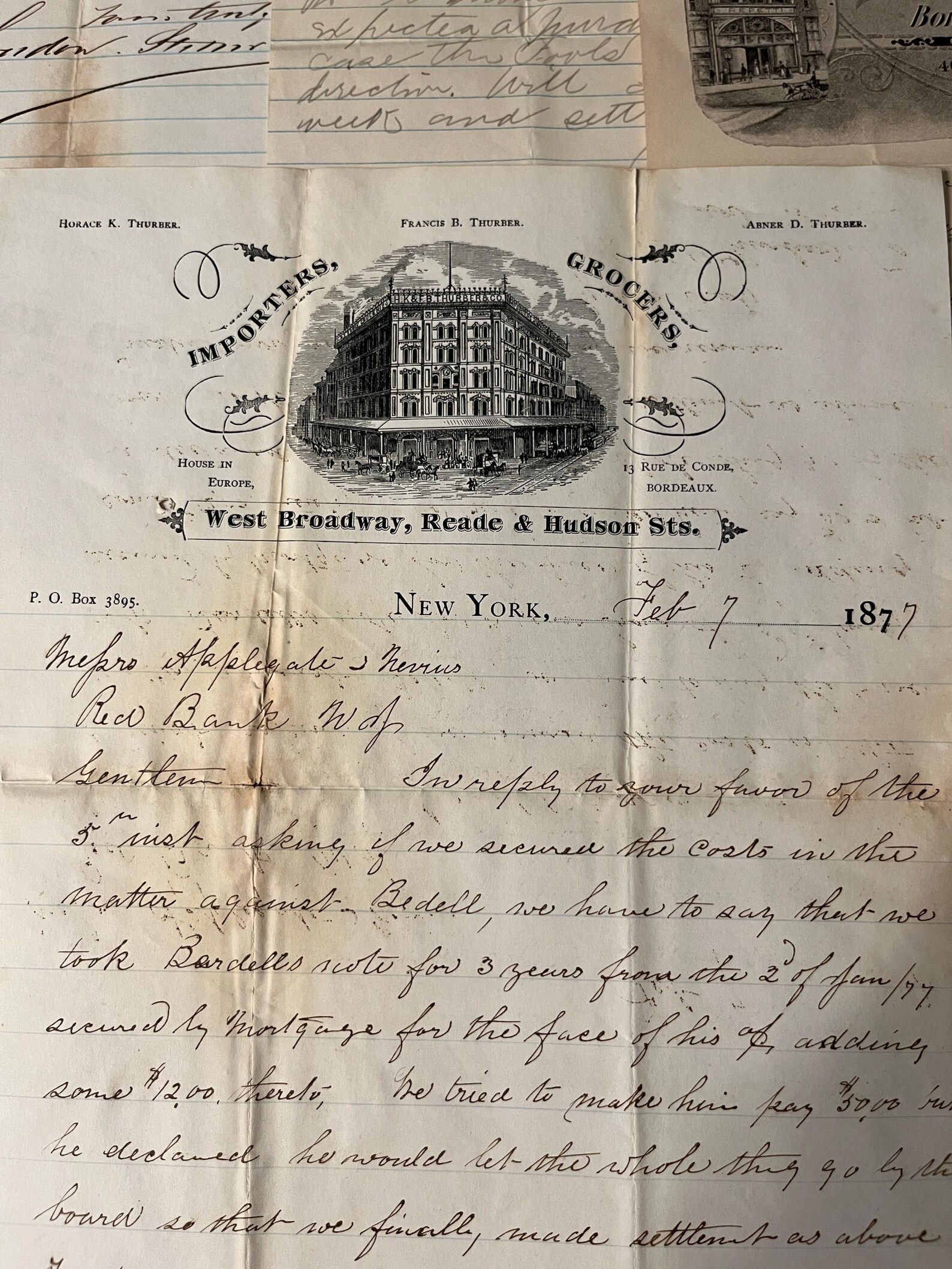 Old New York Paper Ephemera, Antique Bills, the Village Index, the ...