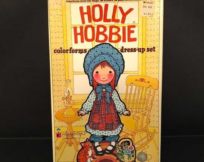 Vintage Holly Hobbie Colorforms Dress-up Set, Made in 1975, American ...