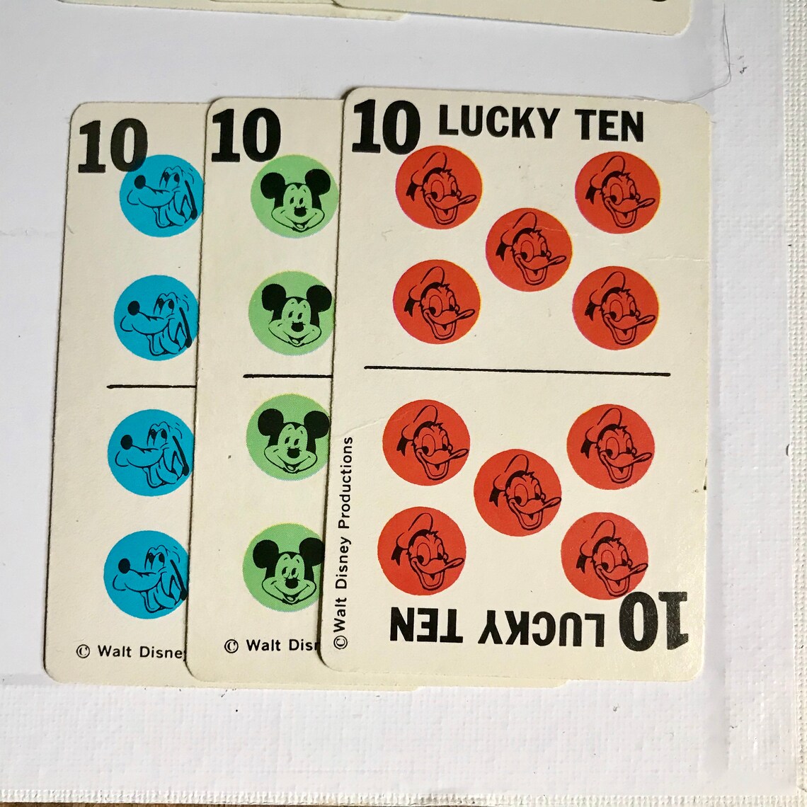 Vintage Mickey Mouse Card Game, 1960s Educational Cards, Ages 4-10 ED-U ...