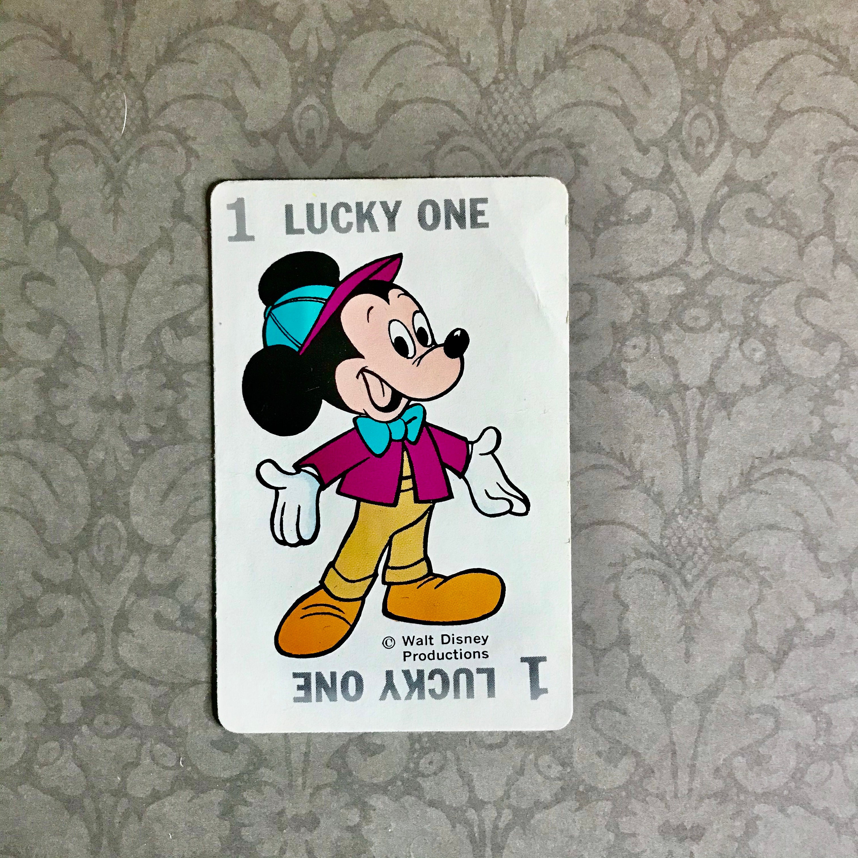 Vintage Mickey Mouse Card Game 1960s Educational Cards Ages - Etsy