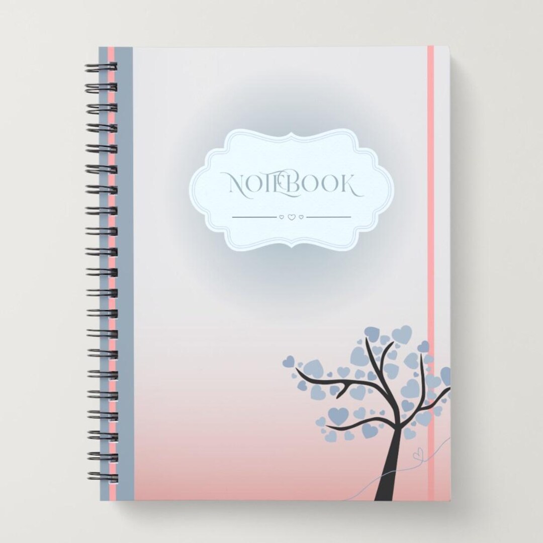 Romantic Printable Art Notebook Cover – Unique Journal Design | Book ...