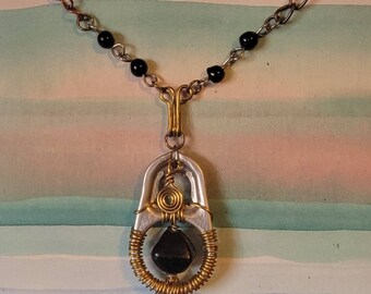 Handmade Brown Soda/pop Pull Tab Crochet Recycled Necklace - Etsy