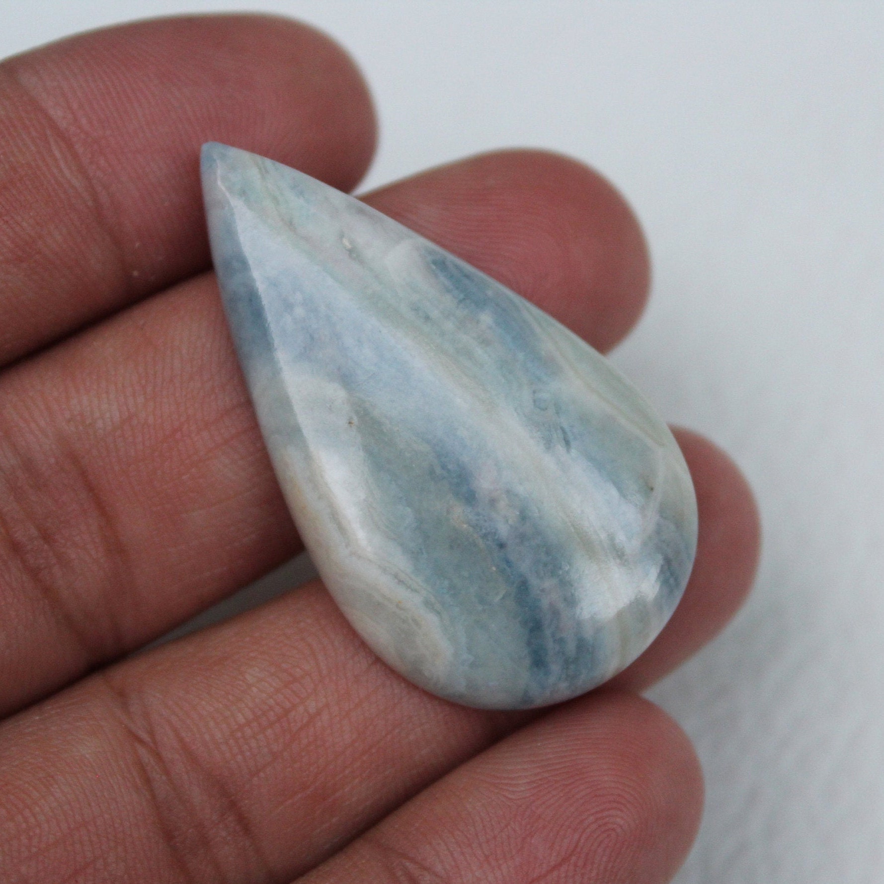 Natural Blue Scheelite Crystal Gemstone / Blue Rhodochrosite | Etsy