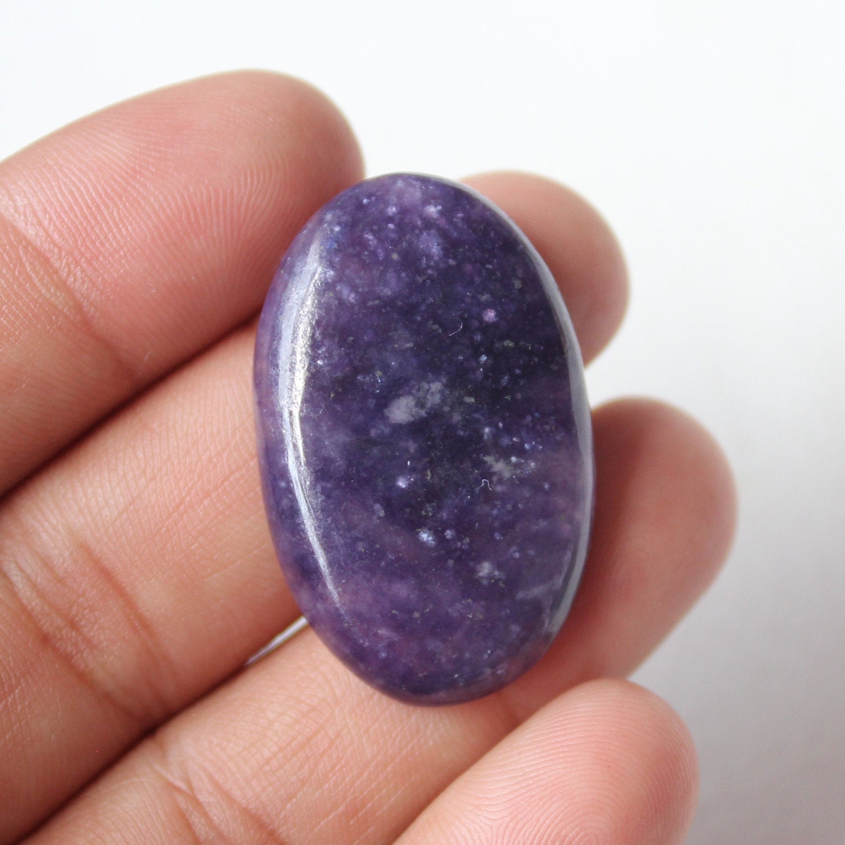 Fabulous Purple Lepidolite Gemstone Healing Crystal Cabochon - Etsy UK