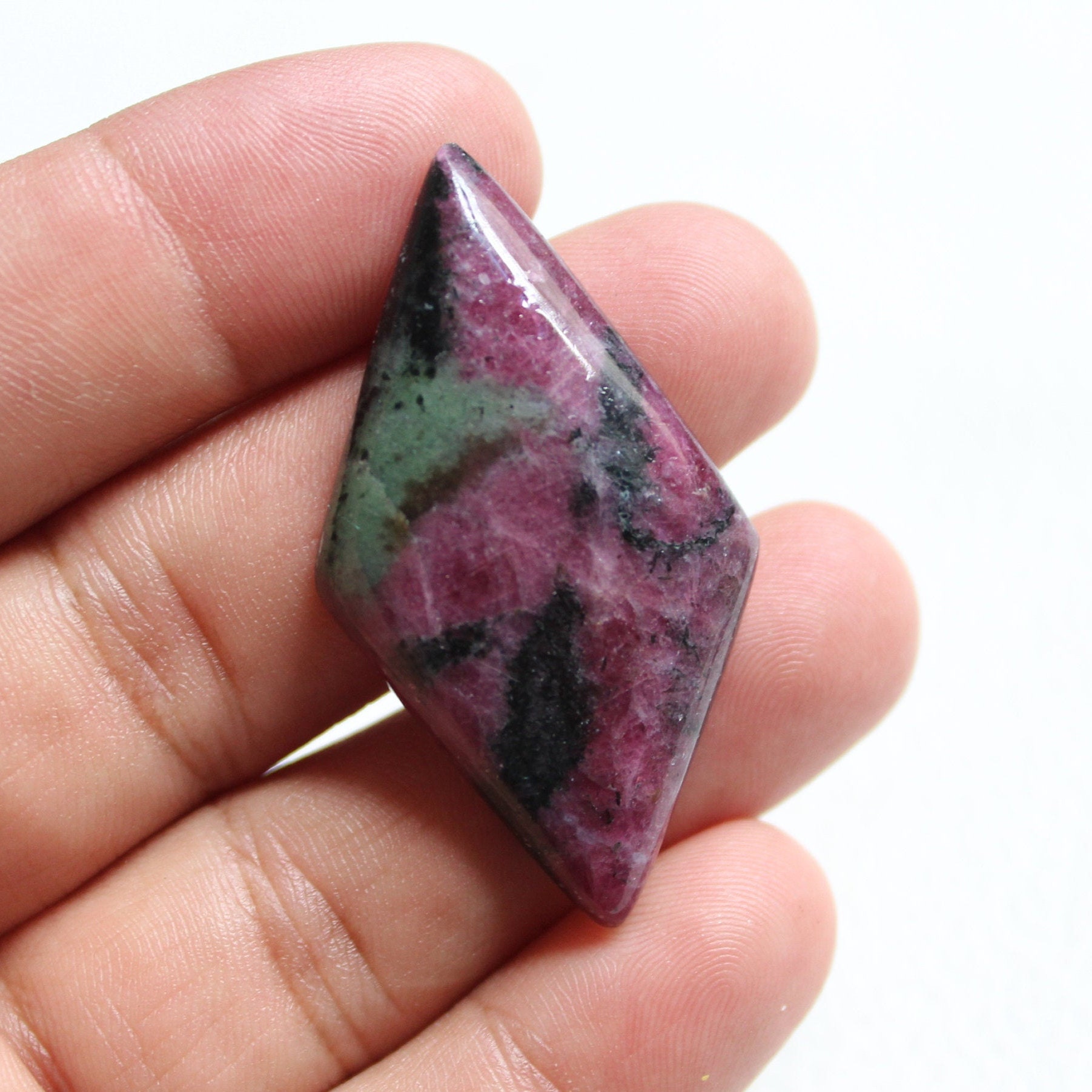 Natürlicher Rubin Zoisit Edelstein Rubin Zoisit Cabochon Hochwertiger ...