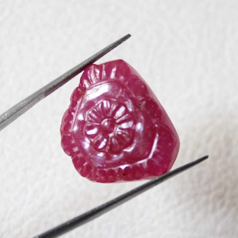 Classic Ruby Carving Gemstone, Natural Ruby Hand Carved Carving, Fancy ...