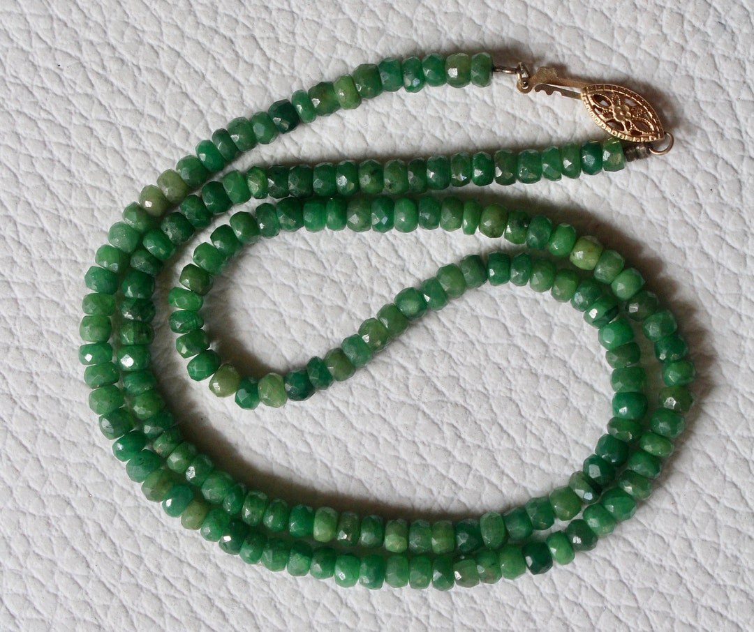 Cuentas de 4 mm de forma redonda de berilo verde piedra - Etsy España