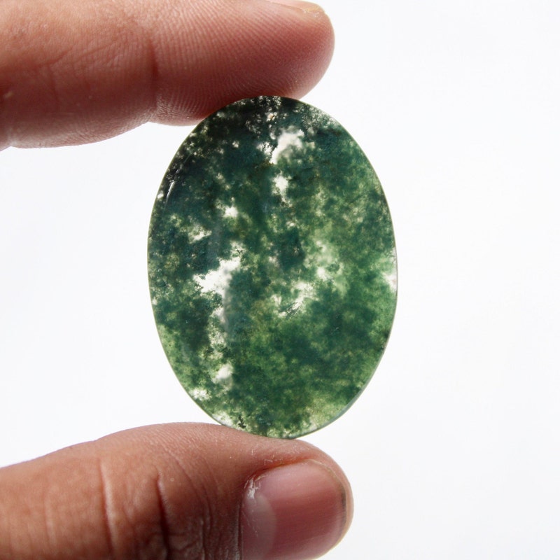 Moss Agate Cabochon - Etsy