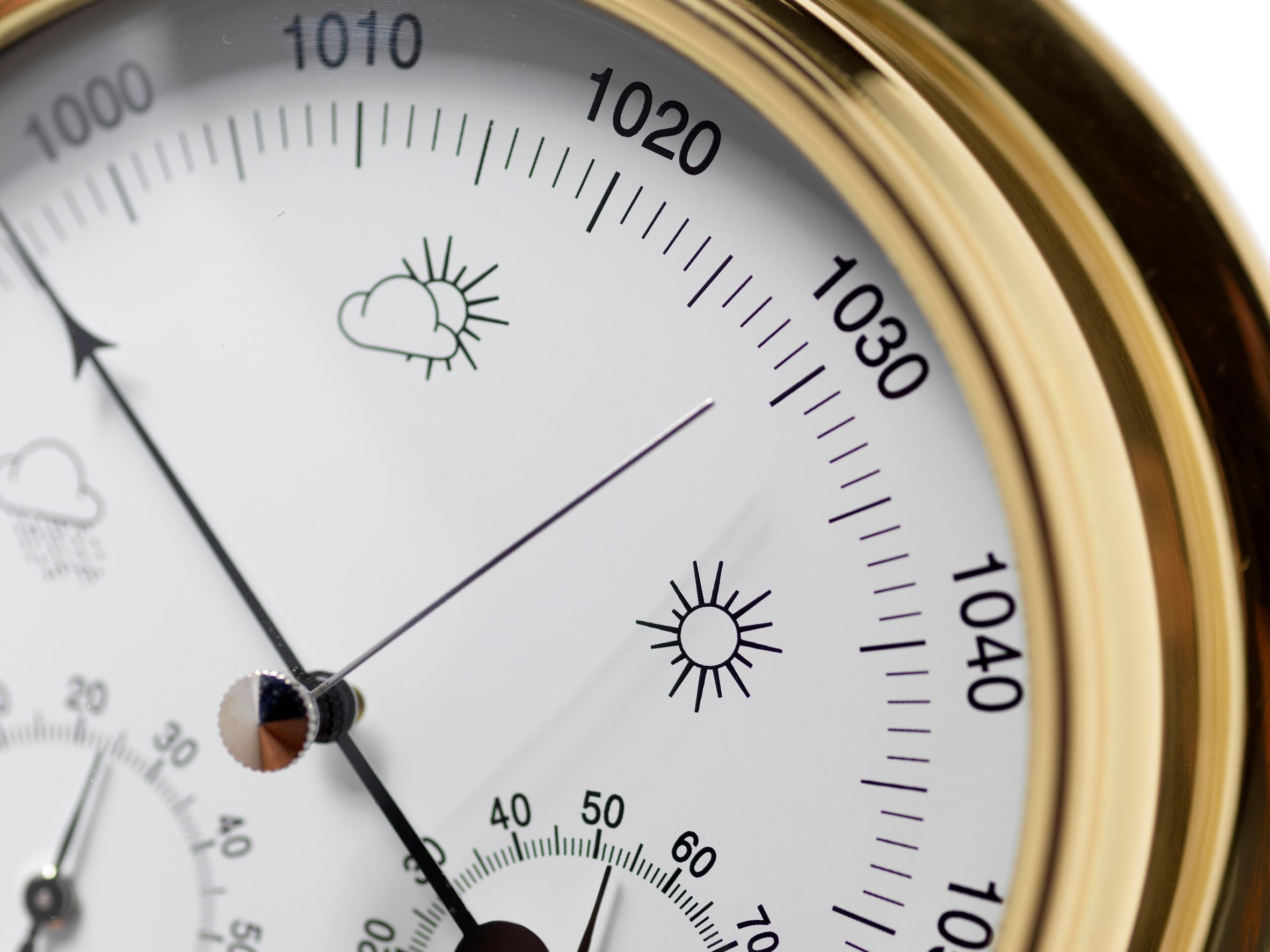 Tabic Solid Brass Barometer With Built in Hygrometer and - Etsy UK