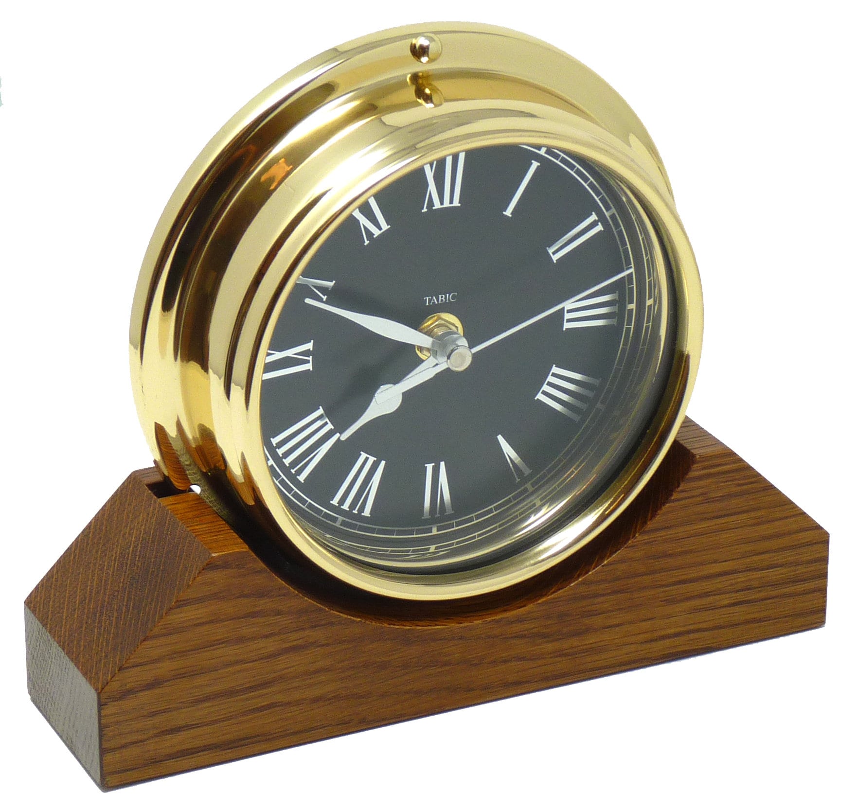 Handmade Solid Brass Roman Clock Mounted on an English Oak - Etsy