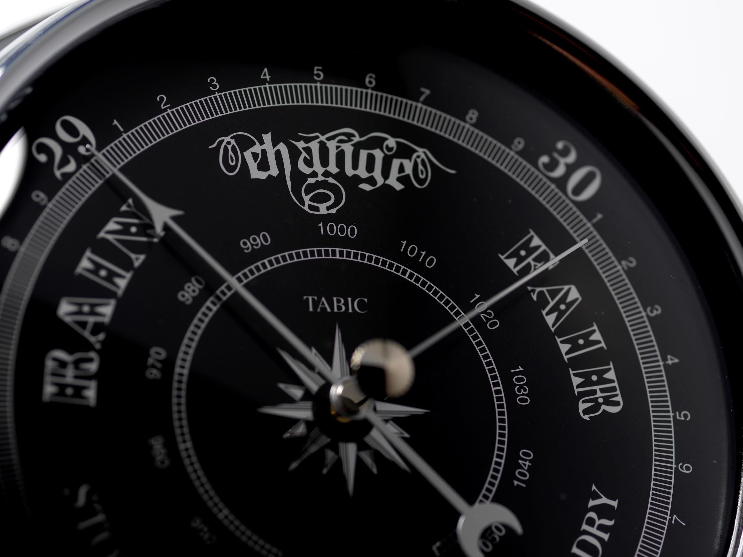 Tabic Prestige Traditional Barometer in Chrome With a Jet - Etsy