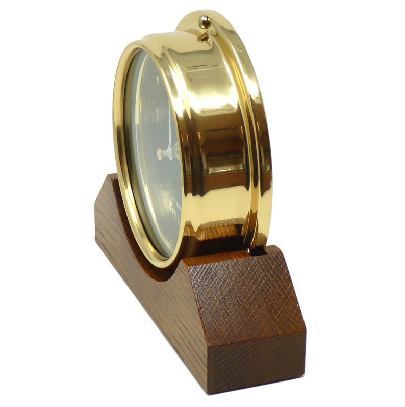 Handmade Prestige Tide Clock in Solid Brass With a Jet Black - Etsy