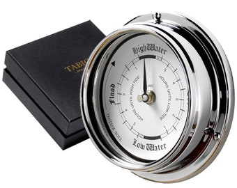 Tabic Solid Brass Barometer With Built in Hygrometer and Thermometer ...