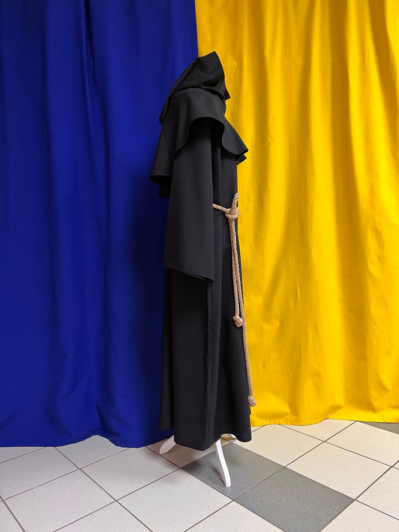Medieval Monk Costume Grim Reaper Costume Robe and Hood - Etsy