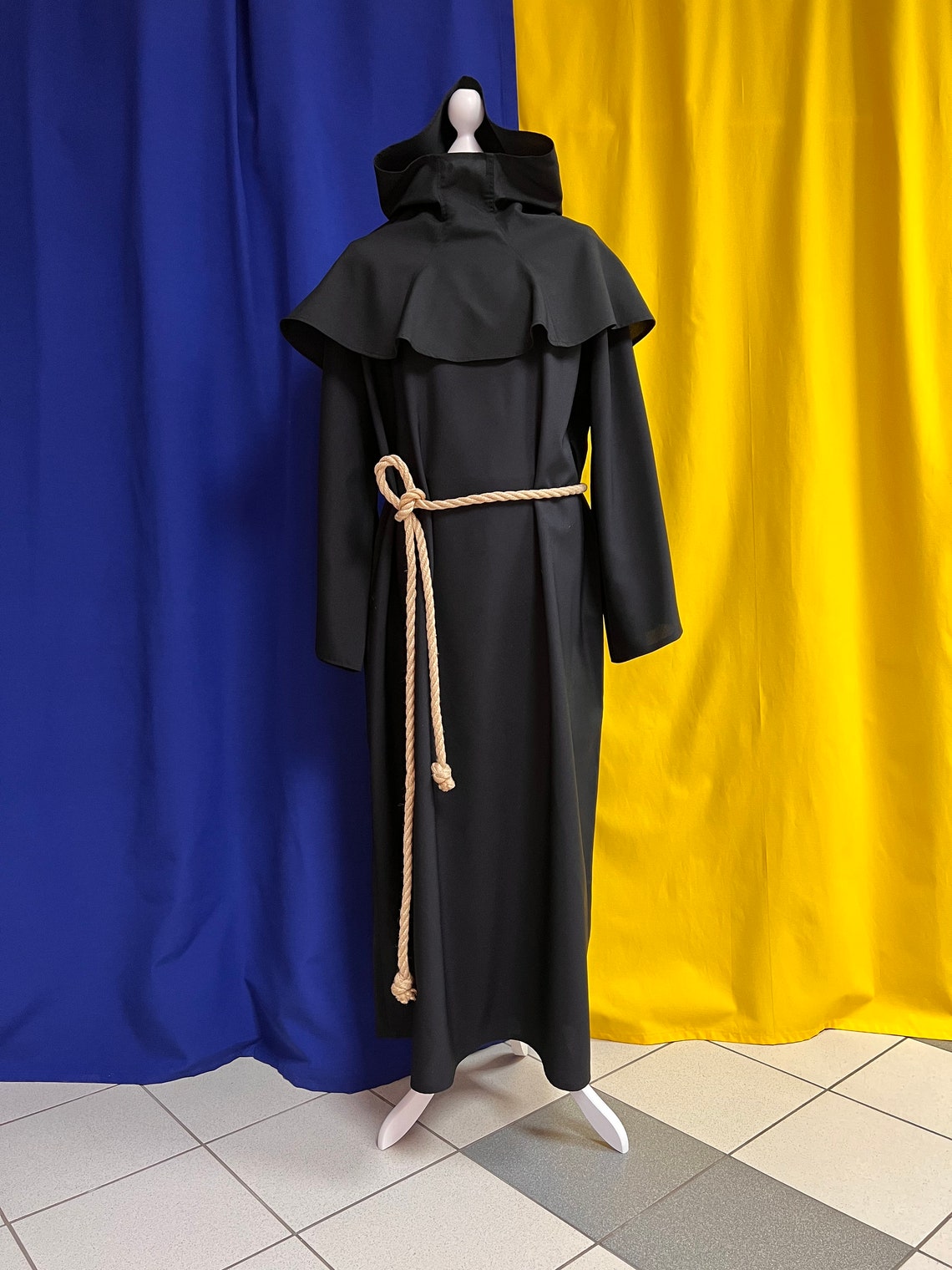 Medieval Monk Costume Grim Reaper Costume Robe and Hood - Etsy