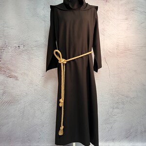 Medieval Monk Costume, Grim Reaper Costume, Robe and Hood, Friar ...