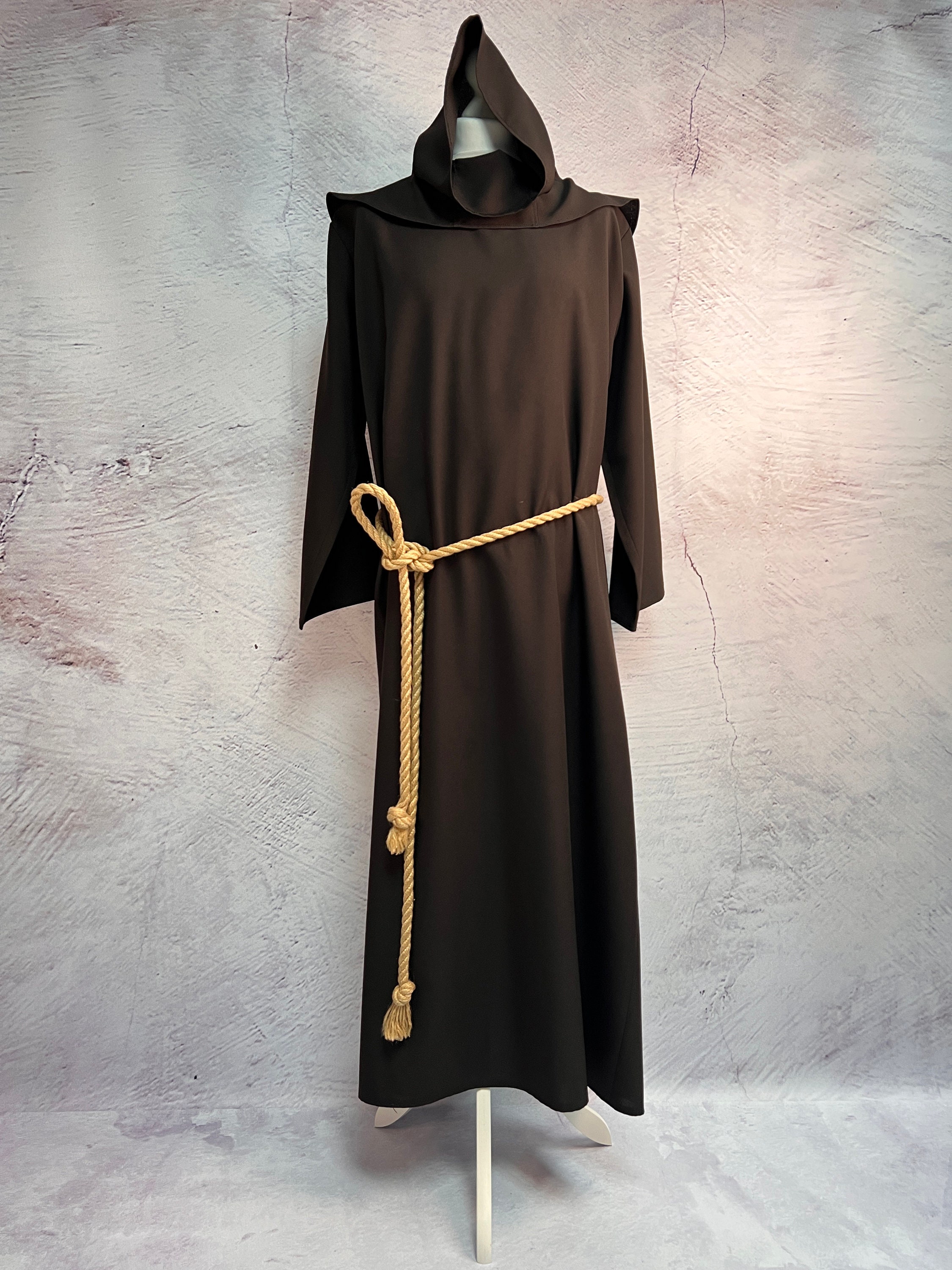 Medieval Monk Costume, Grim Reaper Costume, Robe and Hood, Friar ...
