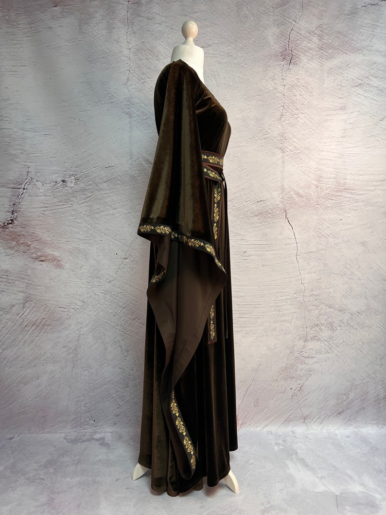 Elven Velvet Dress - Lord of the Rings Costume, Made to Order - Etsy UK
