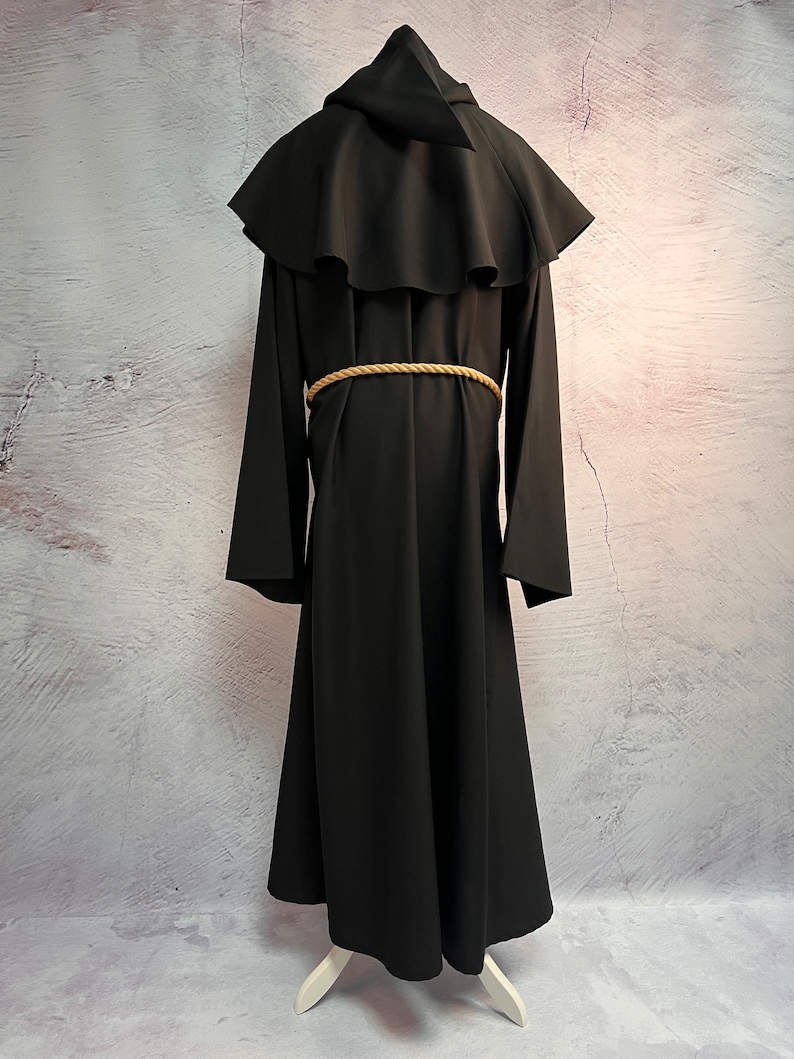 Medieval Monk Costume, Grim Reaper Costume, Robe and Hood, Friar ...