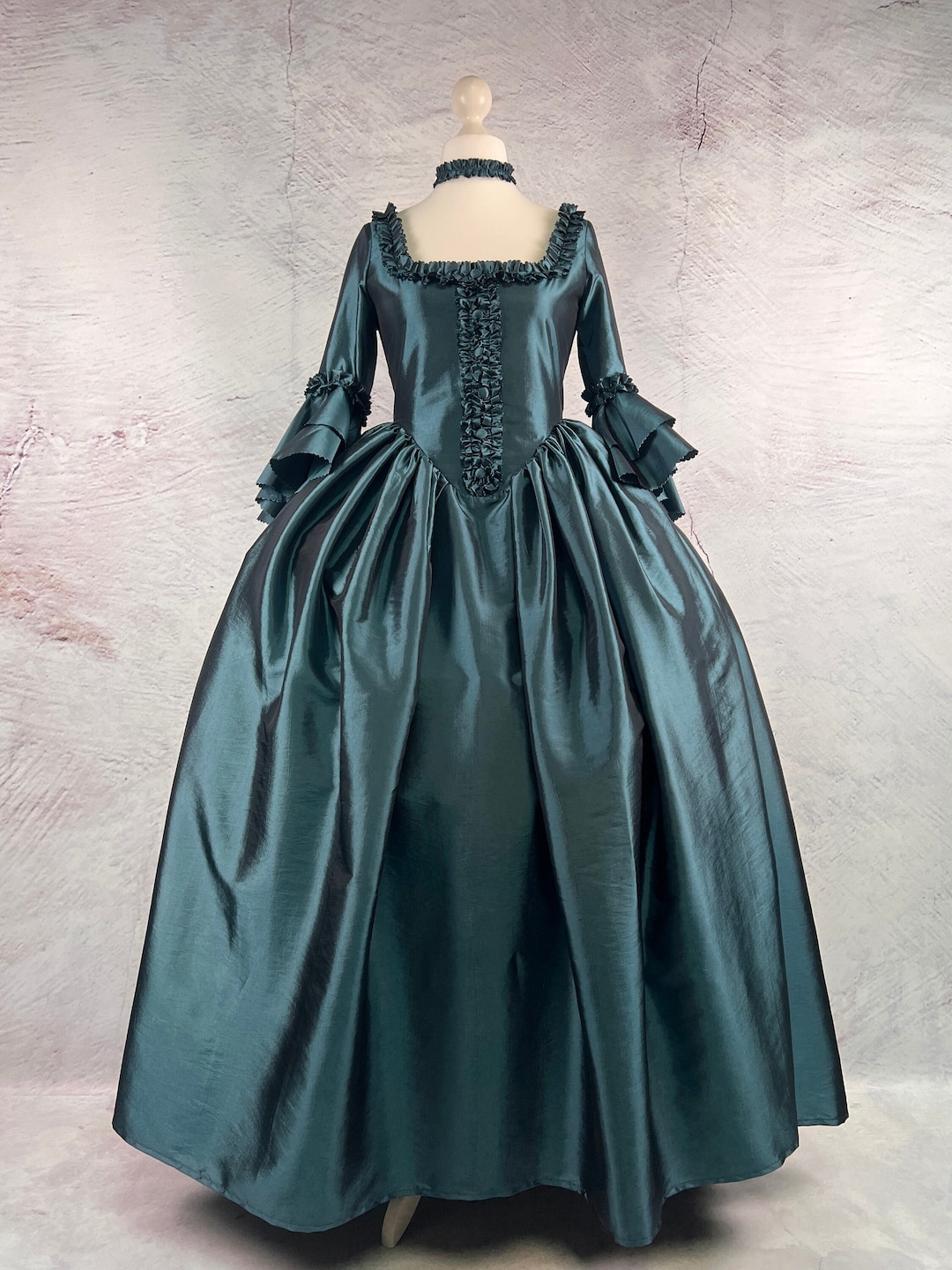 Rococo Silk Taffeta Dress - Versailles Dress 18th Century - Etsy