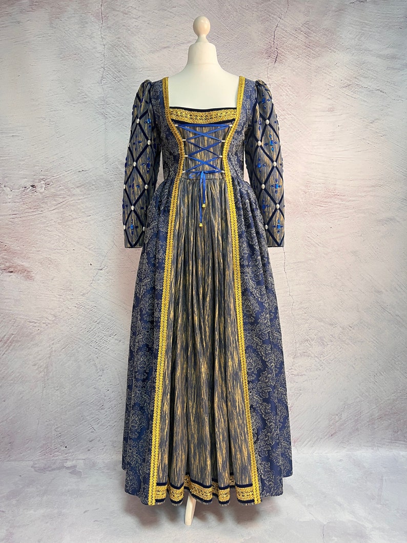 A Renaissance Dress High Quality Handmade in the Style of - Etsy