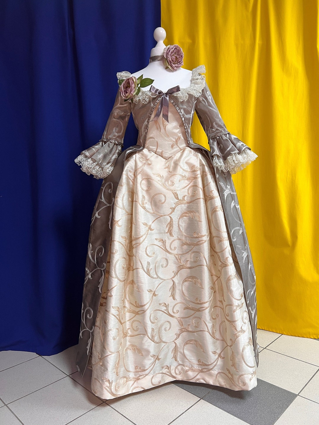 Rococo Wedding Dress Versaille Dress 18th Century - Etsy