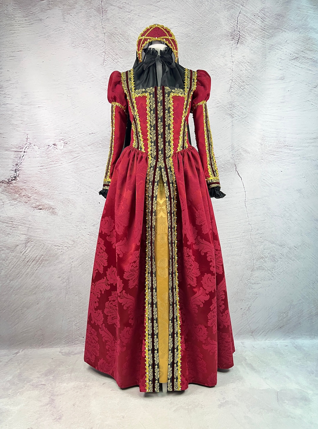 Renaissance Dress, English Queen Dress, Tudor - Etsy
