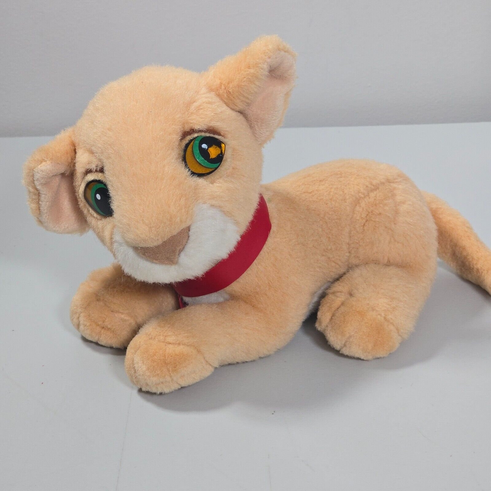 Vintage Lion King Purring Nala Plush Laying Down Stuffed Animal 1993 ...