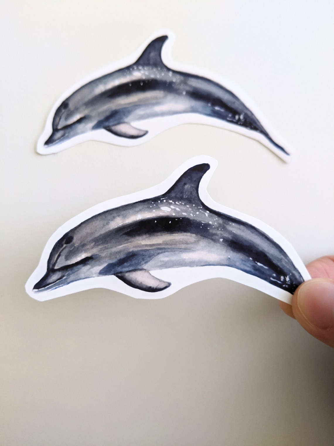 Dolphin Stickers Watercolor Vinyl Dolphin Stickers for Water - Etsy