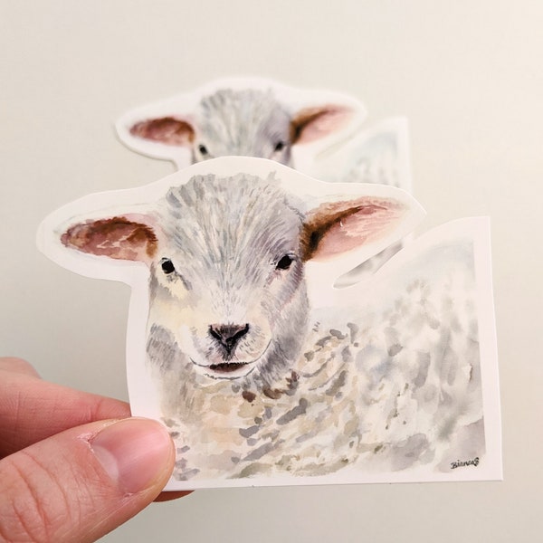 Frannie Lamb Stickers - Etsy