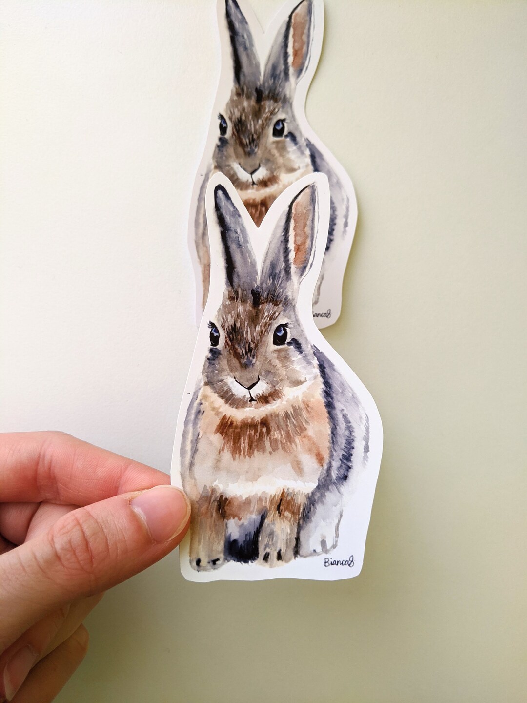 Bunny Stickers, Adorable Rabbit Vinyl Stickers, for Water Bottles and ...